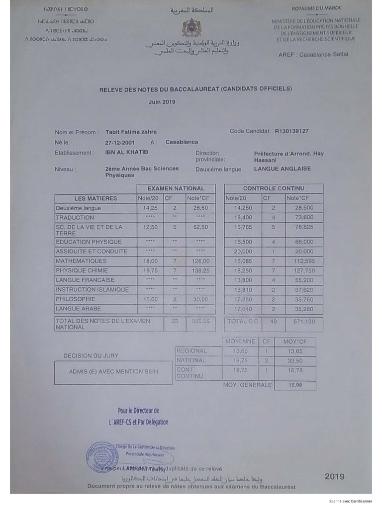 Releve Bac | PDF