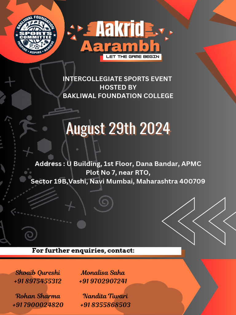 Aarambh Aakrid Event | PDF