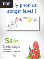 Jolly Phonics Letter "S" | PDF