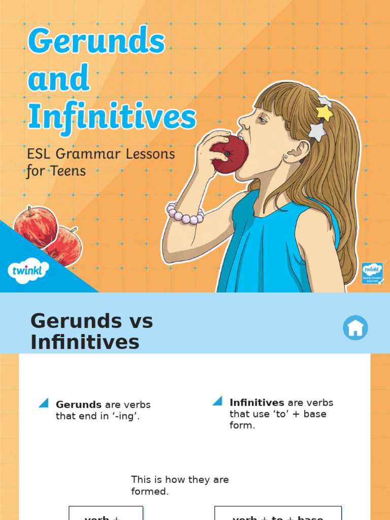 T 1717832147 Esl Gerunds and Infinitives Teens b1 - Ver - 2 | PDF