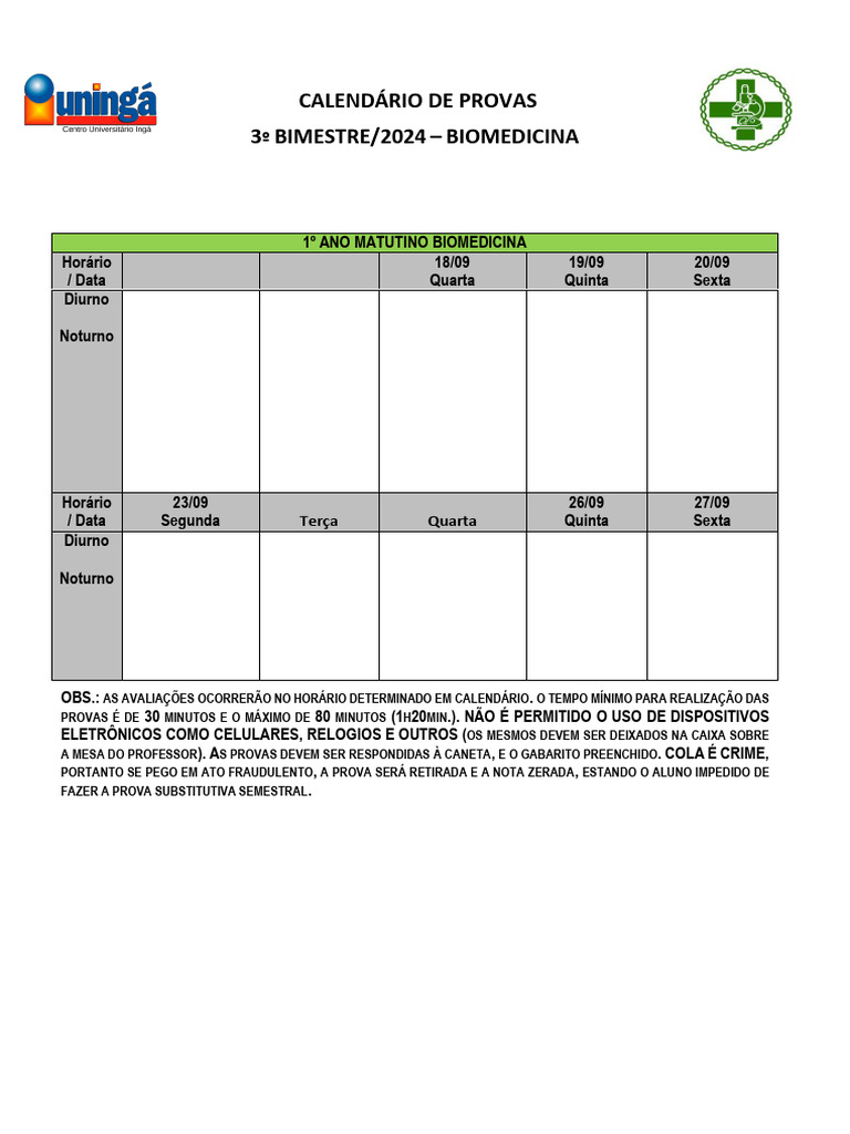 3 Bimestre FARM+BIOMED 2024 | PDF