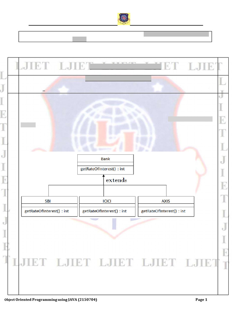 3.unit 4 LJIET QB Solution OOPJ VishalParikh | PDF