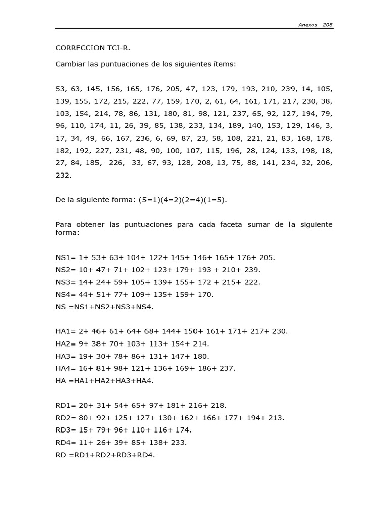 TCI-R_Correccion | PDF