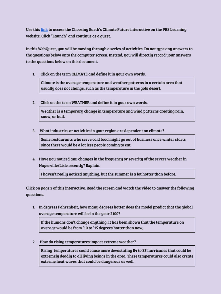 Choosing Earth S Climate Future Interactive Colin Pdf