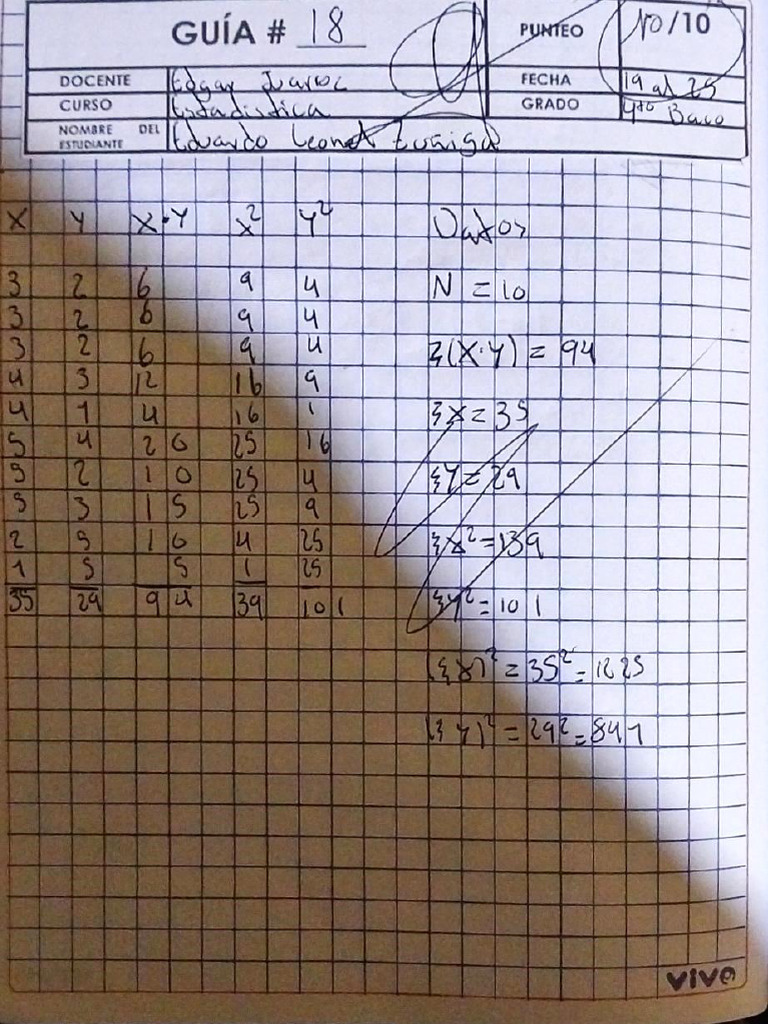 4to Baco Eduardo Zuñiga g18 Estadistica | PDF
