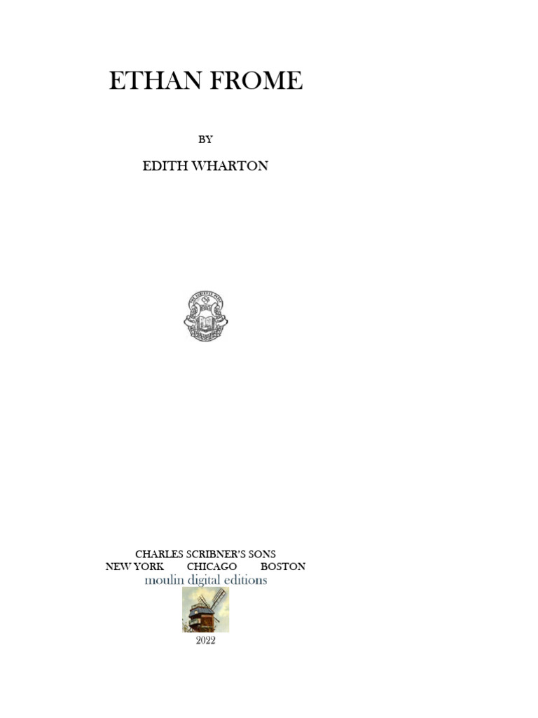 Wharton Edith 1862 1937 Ethan Frome | PDF