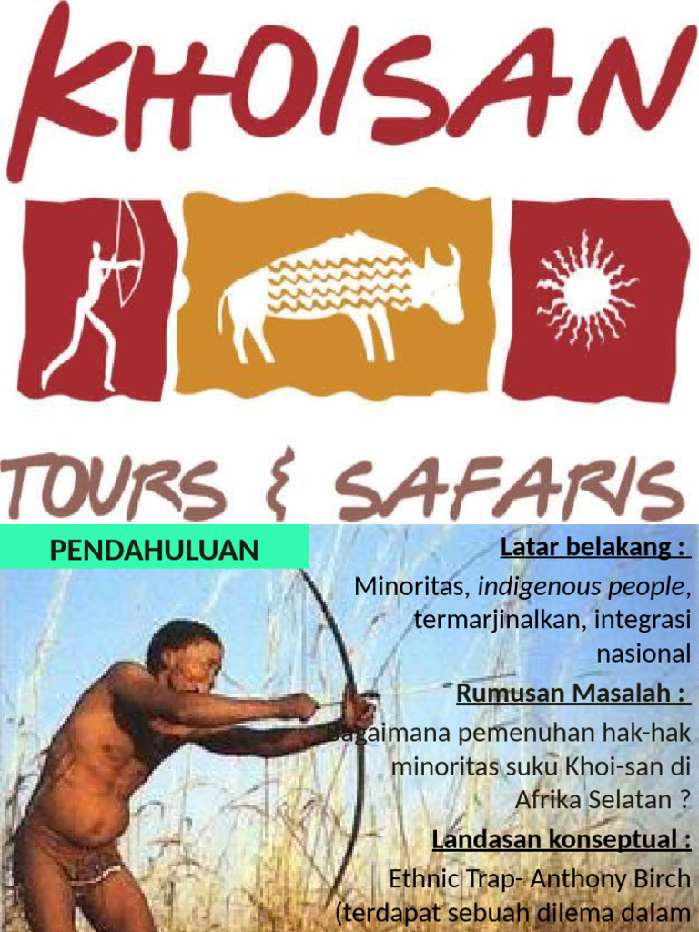 Hak Minoritas Khoi-san di Afrika Selatan | PDF | Nomad | Sub Saharan Africa