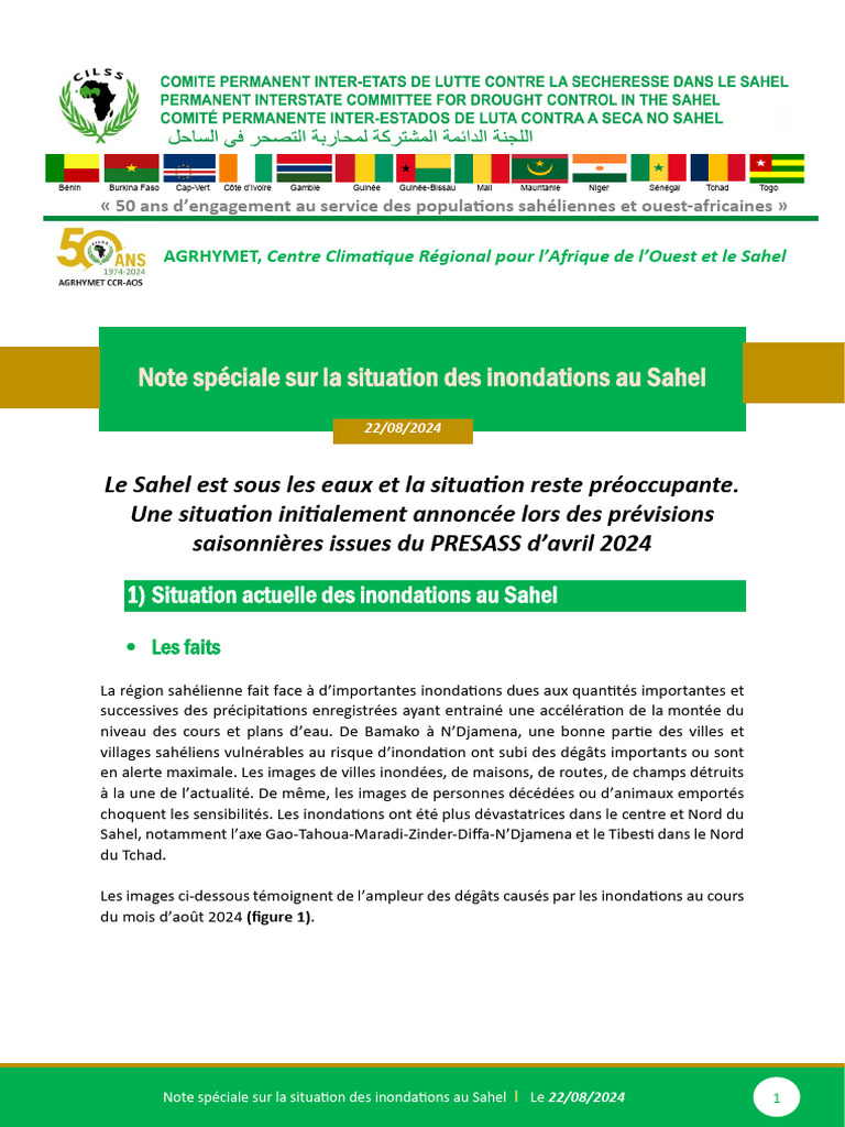 Note Technique Inondations Aout-2024 VF | PDF