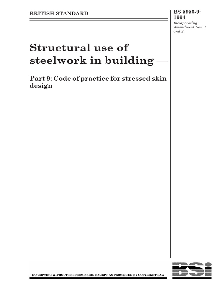 Structural Use of Steelwork in Building Code of Practice For Stressed ...