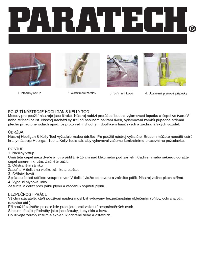 Manual PARATECH-Hooligan | PDF