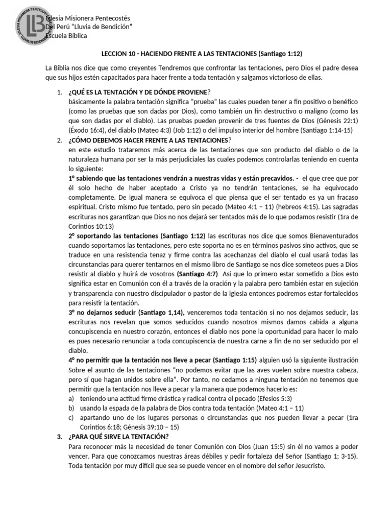 Leccion N 10 Ok | PDF