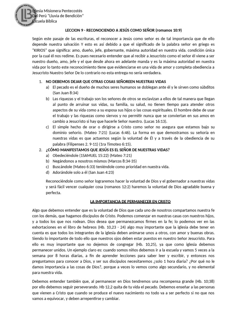 LECCION N 9 OK | PDF