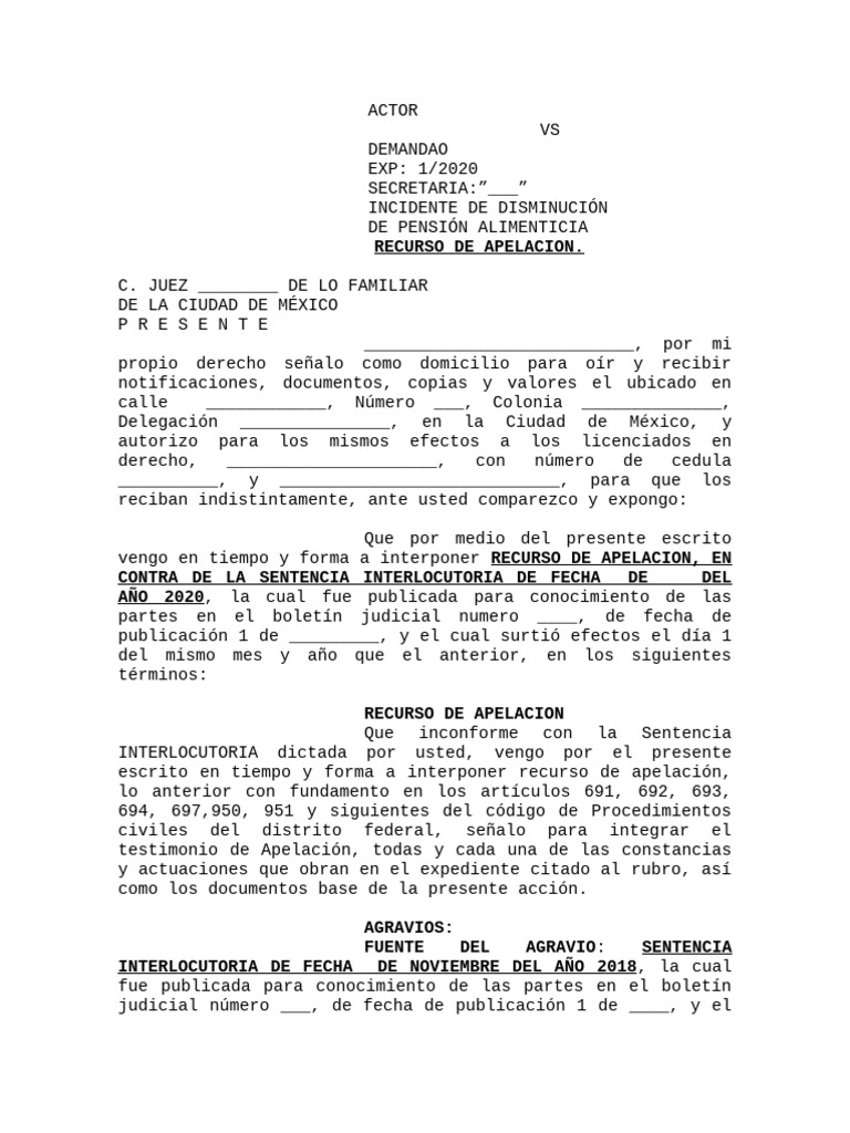 Apelacion | PDF | Caso de ley | Sentencia (ley)