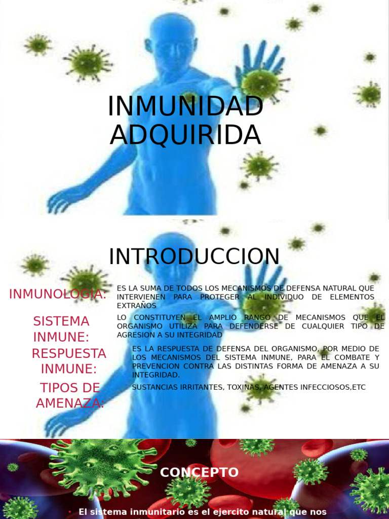 03 Inmunidad Adquirida | PDF | Sistema inmune | Salud y bienestar