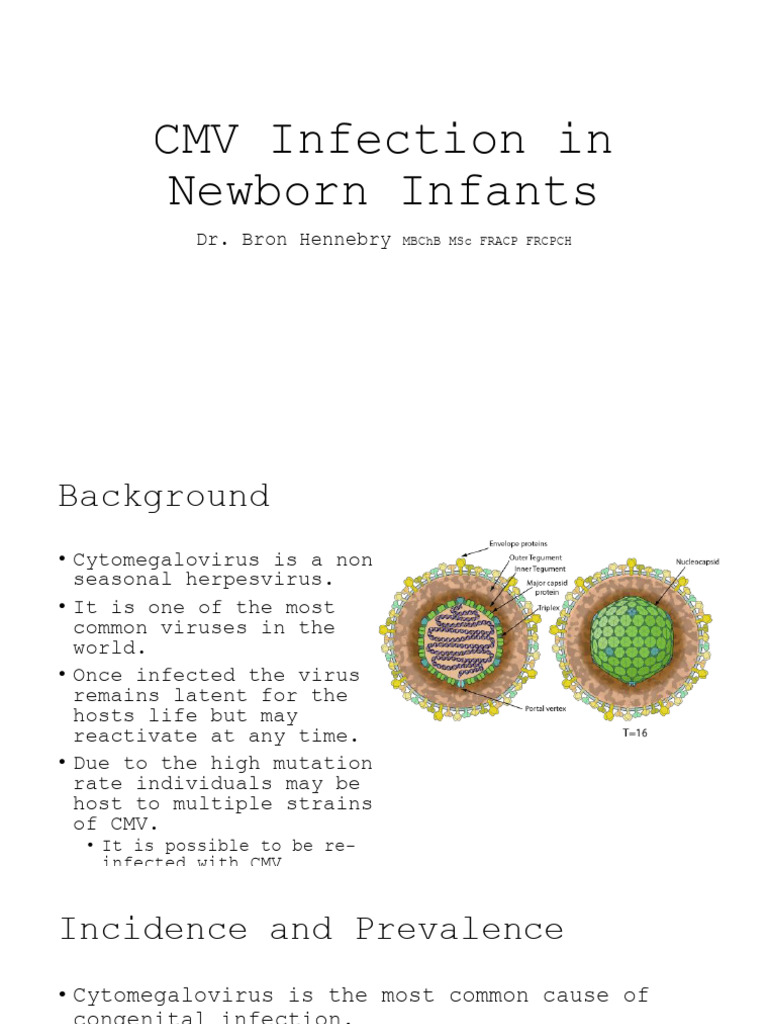 Bron Hennebry - CMV Infection in Newborn Infants | PDF