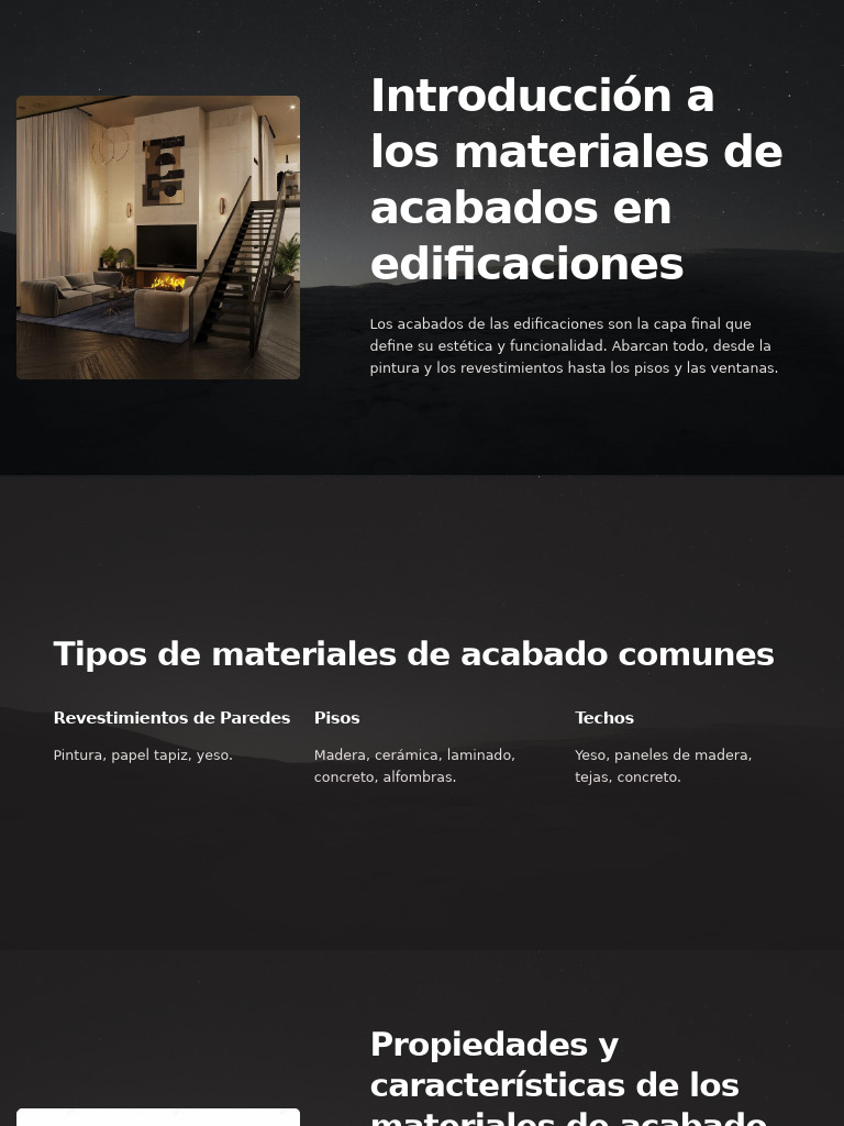 Introduccion A Los Materiales de Acabados en Edificaciones | PDF