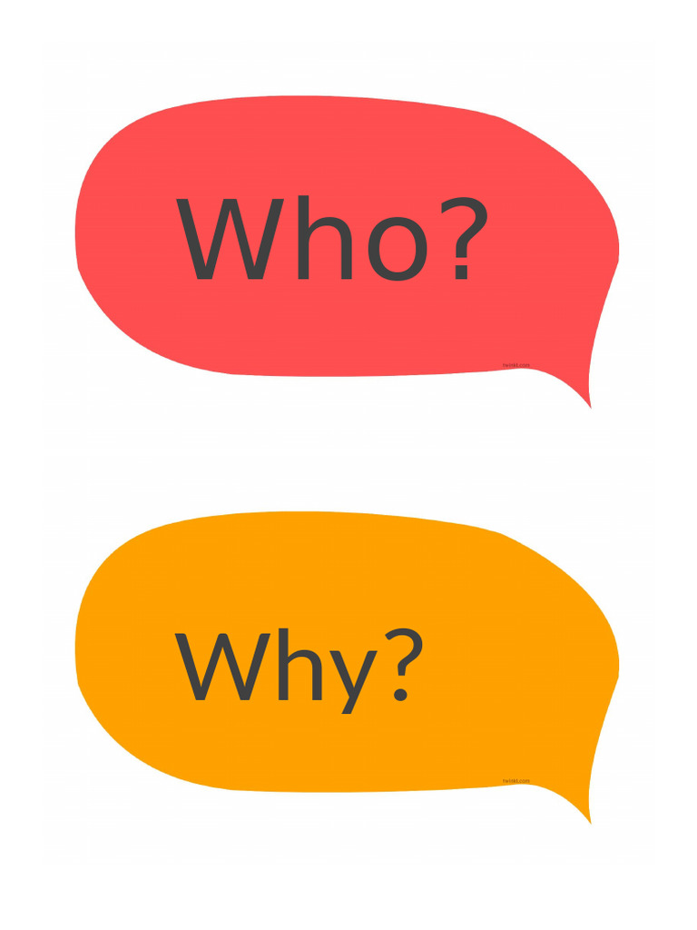 Editable Speech Bubbles Questions | PDF | Social Science | Poetry