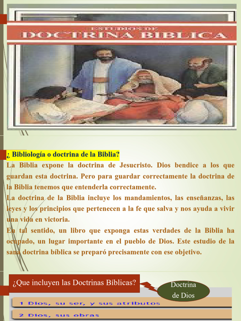 Clase Doctrina Biblica 2021 | PDF | Biblia | Papiro