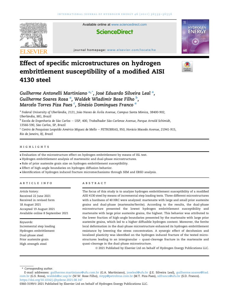 Martiniano Et Al. - 2021 - Effect of Specific Microstructures On ...