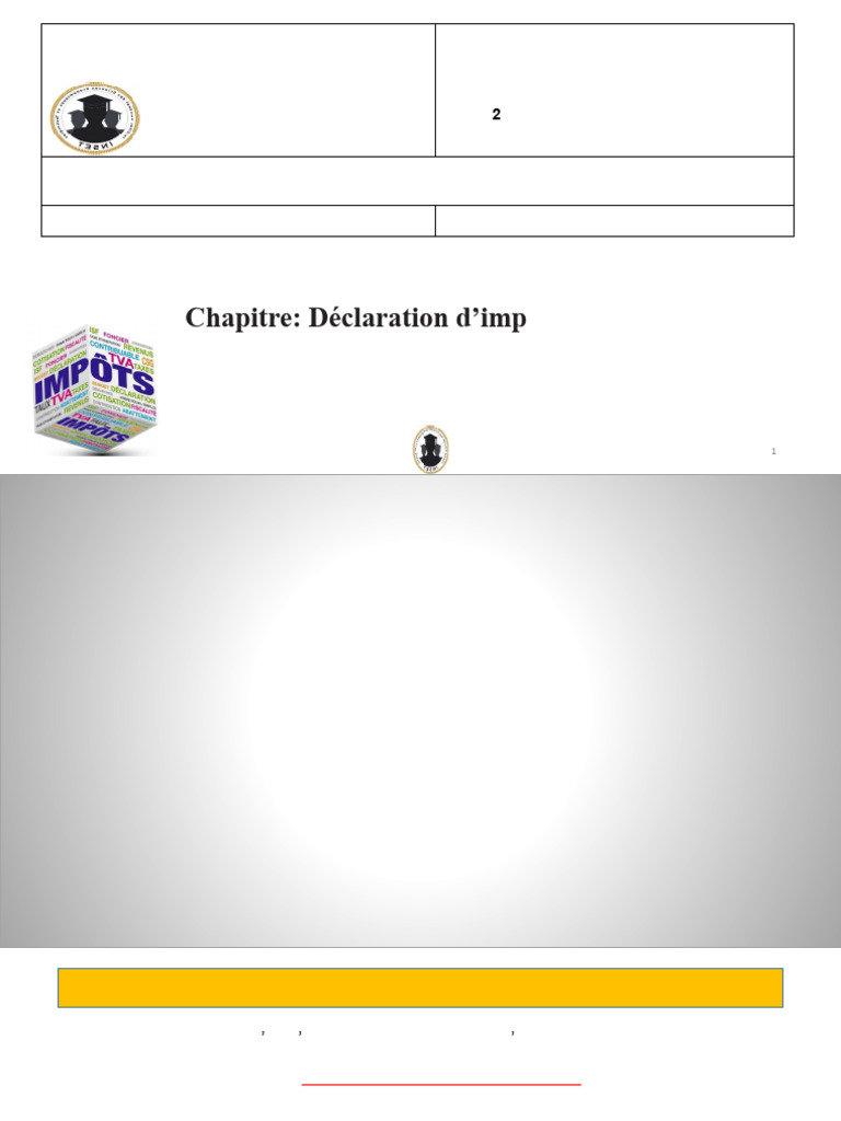 Déclaration Mensuelle | PDF