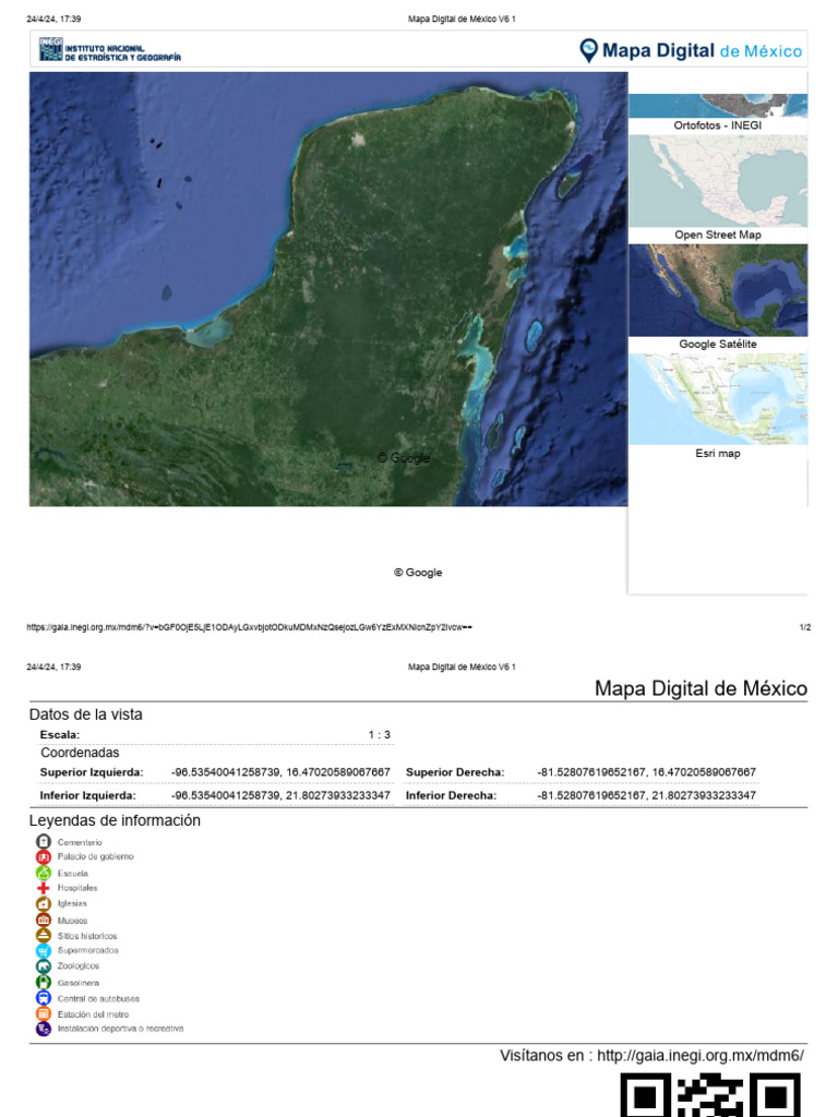 Mapa Digital de México V6 1 | PDF