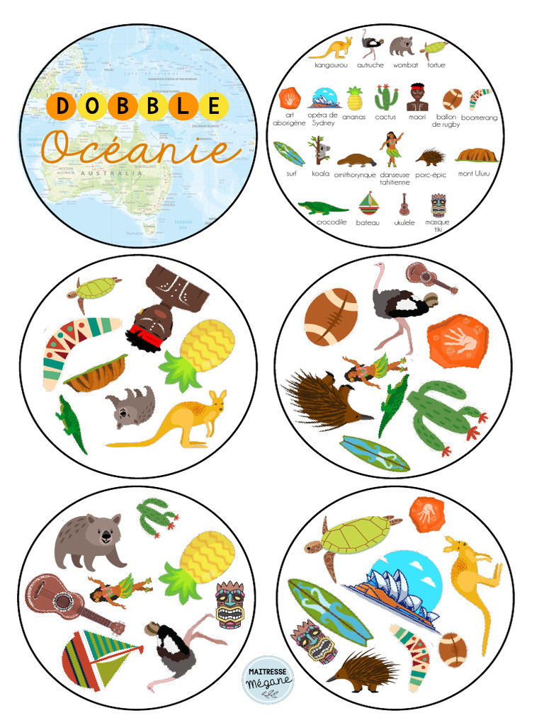Dobble Océanie PDF | PDF