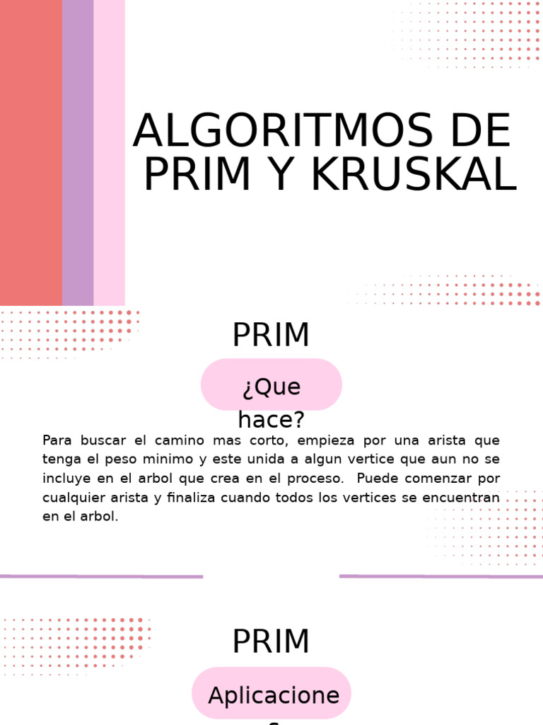 Algoritmo de Prim y Kruskal - Naselli, Monzon, Mediavilla | PDF