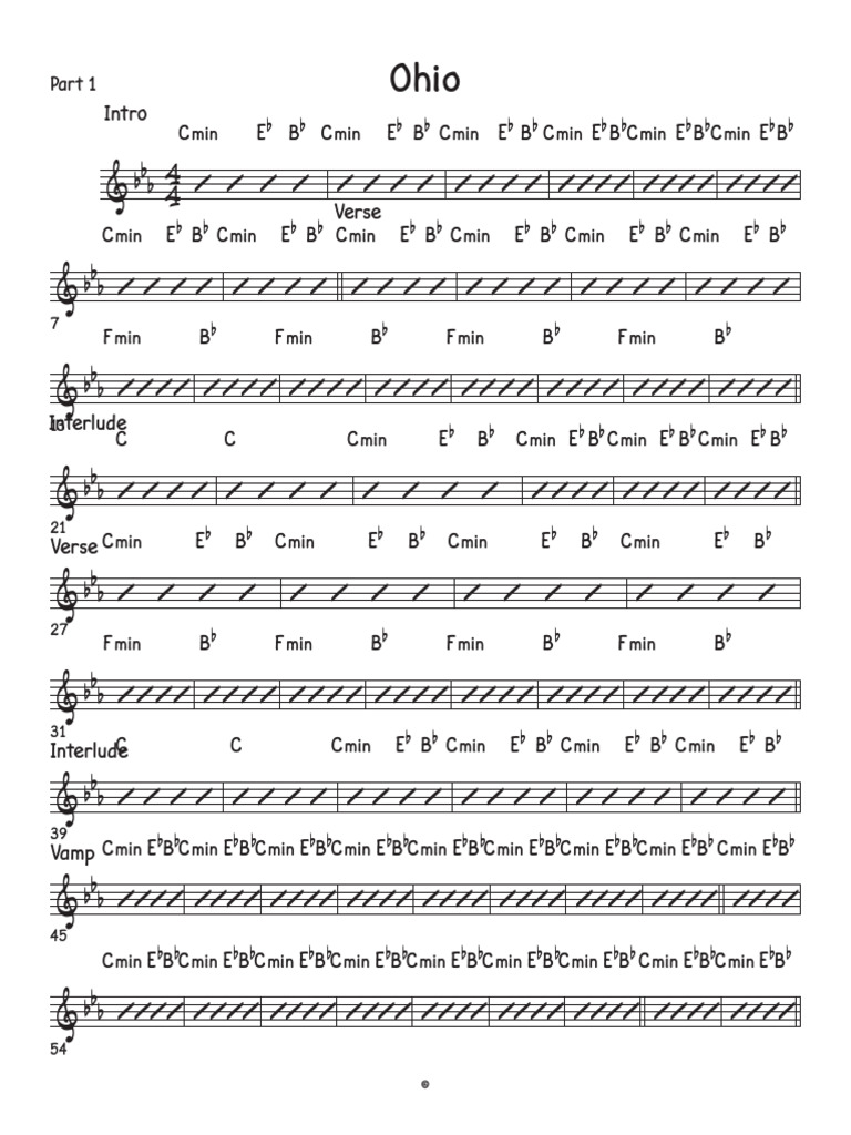 Ohio Chords - Part 1 | PDF