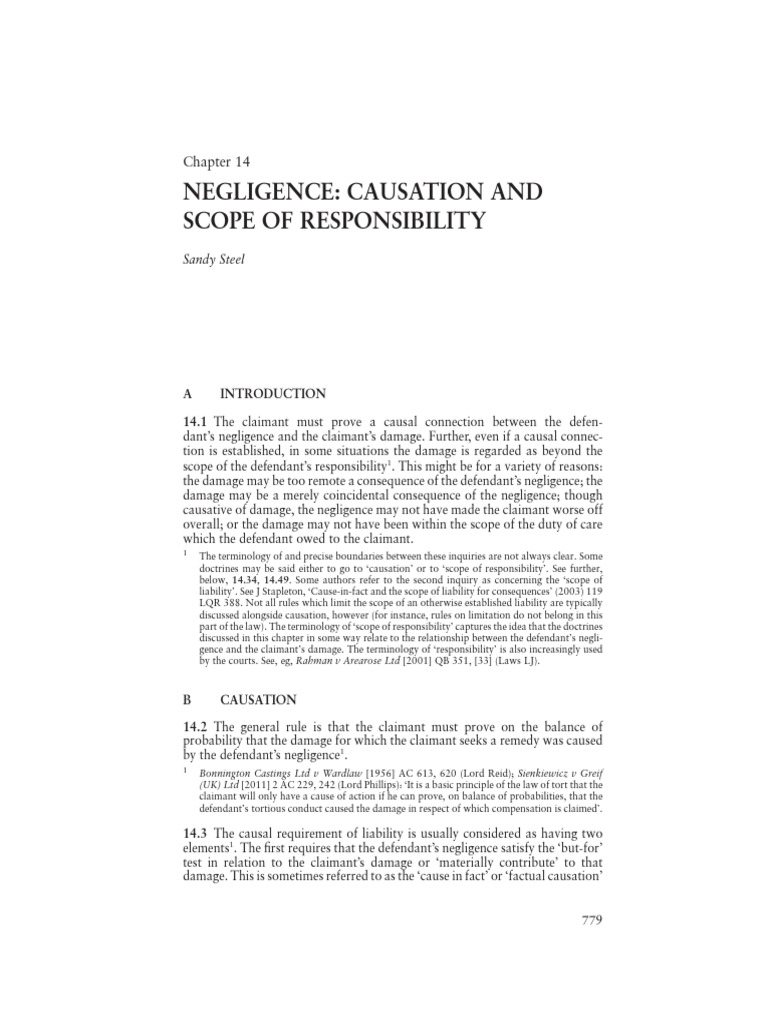 The But-For Test | PDF