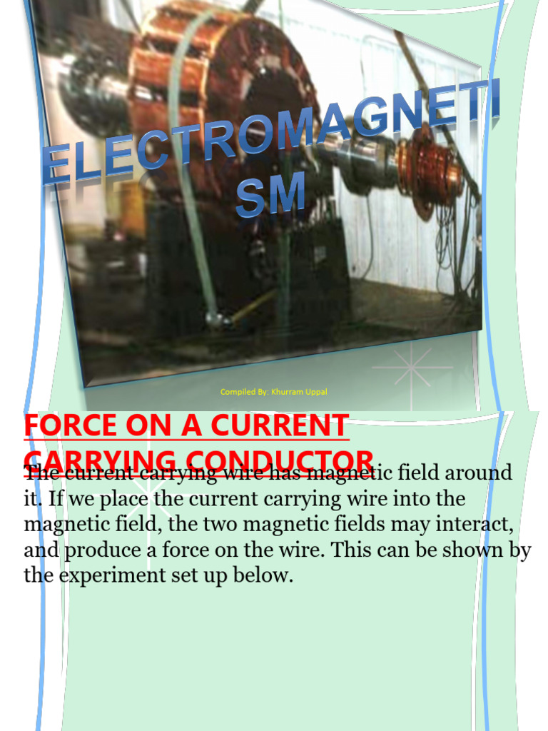 Electromagnetism Pdf