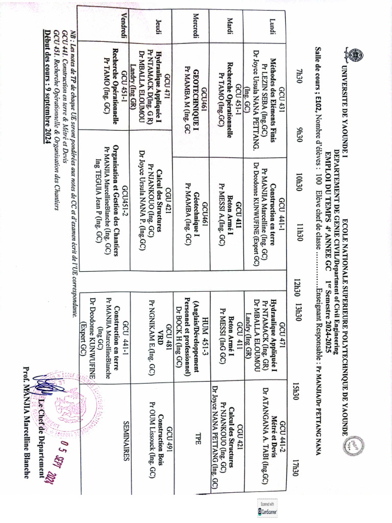 Edt S1 - 4GC - 20242025 | PDF