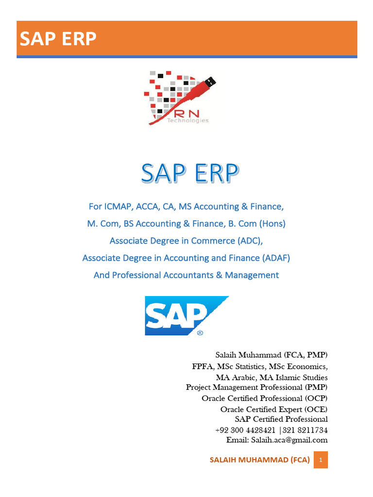 Sap Erp Slides | PDF