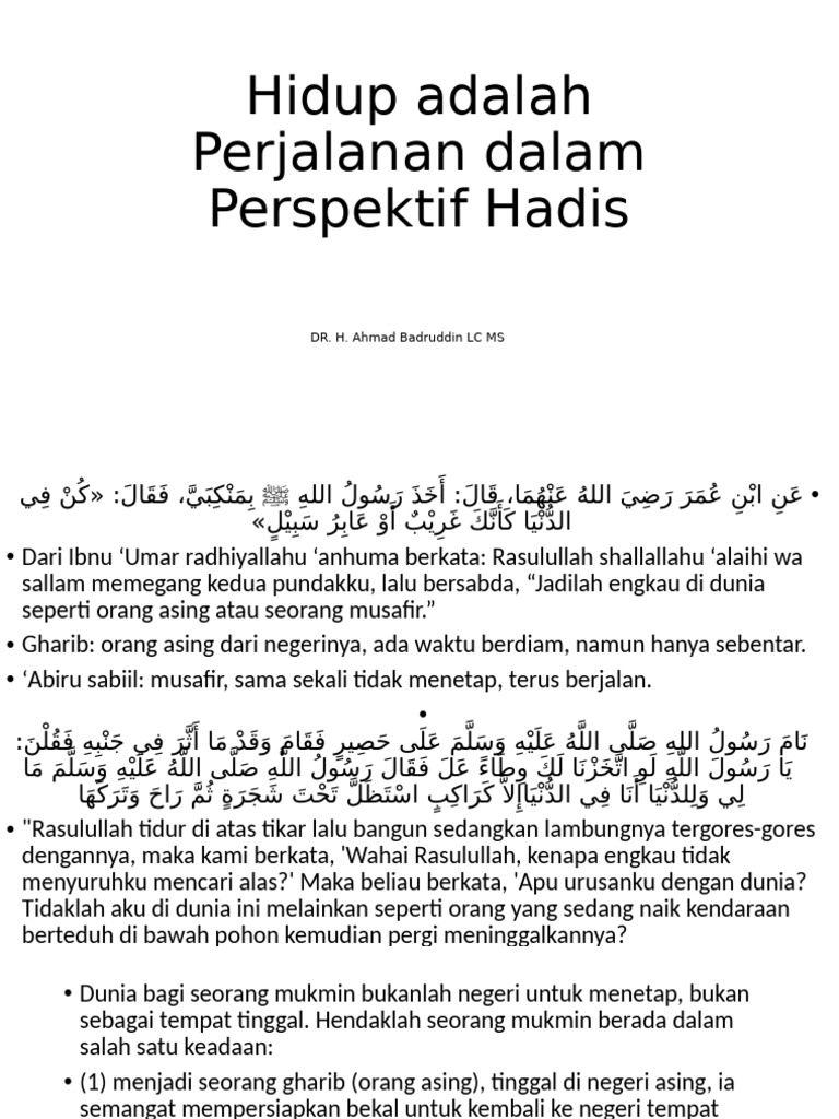 Hidup Hanya Sebuah Perjalanan Pdf