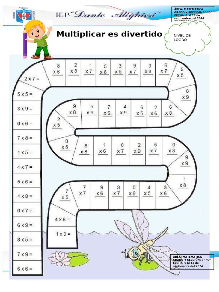 Multiplicar Es Divertido Pdf