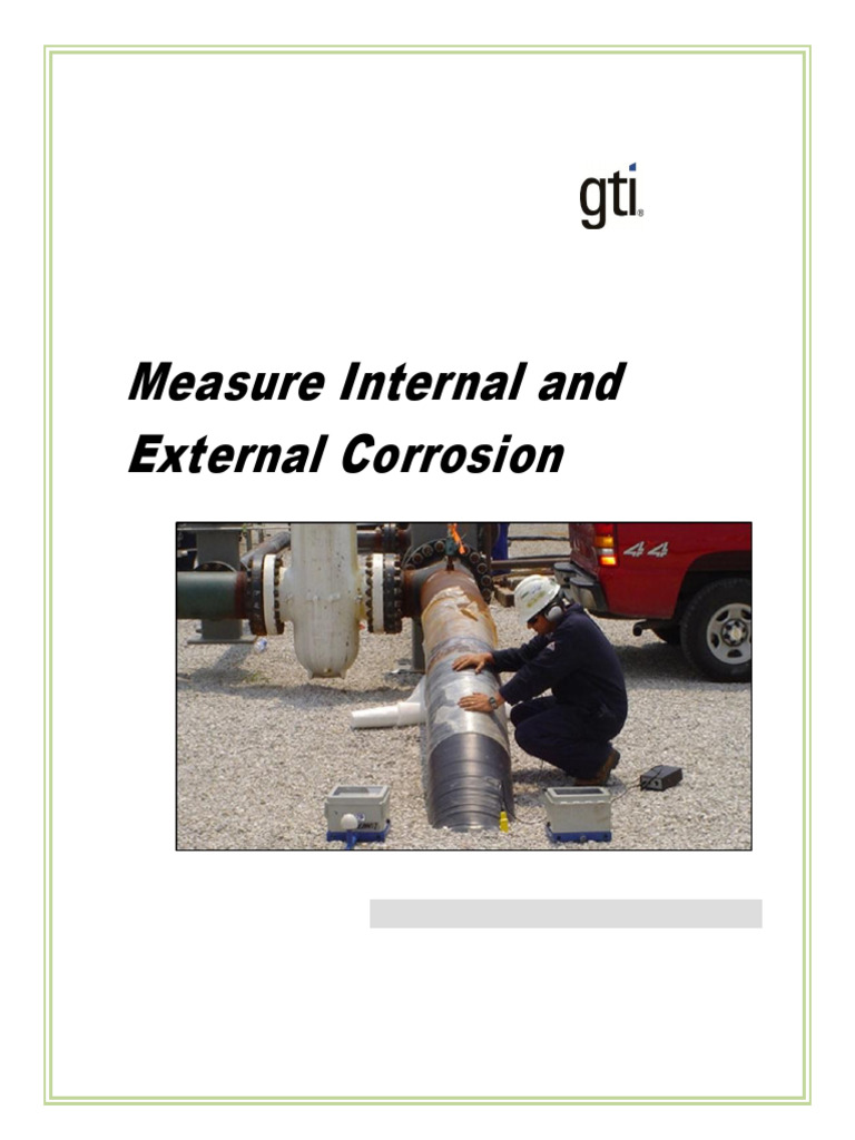 03.11 Measure Internal and External Corrosion PRG | PDF | Corrosion ...