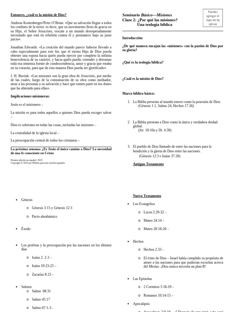 Misiones -Por-qué-las-Misiones-Folleto | PDF