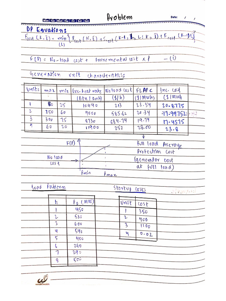 UC Solution Using DP Solution | PDF