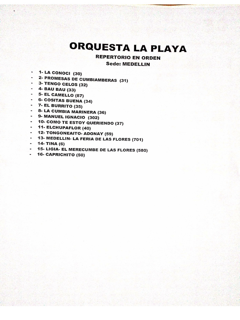LA PLAYA | PDF