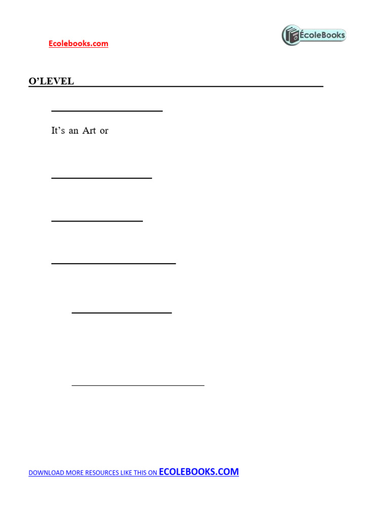Agriculture S1 Notes | PDF