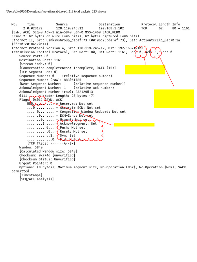 Tcp-Ethereal-Trace-1 3 | PDF