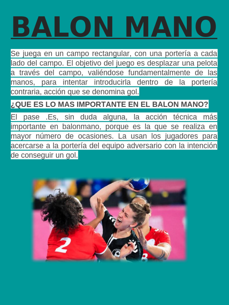 Balon Mano | PDF