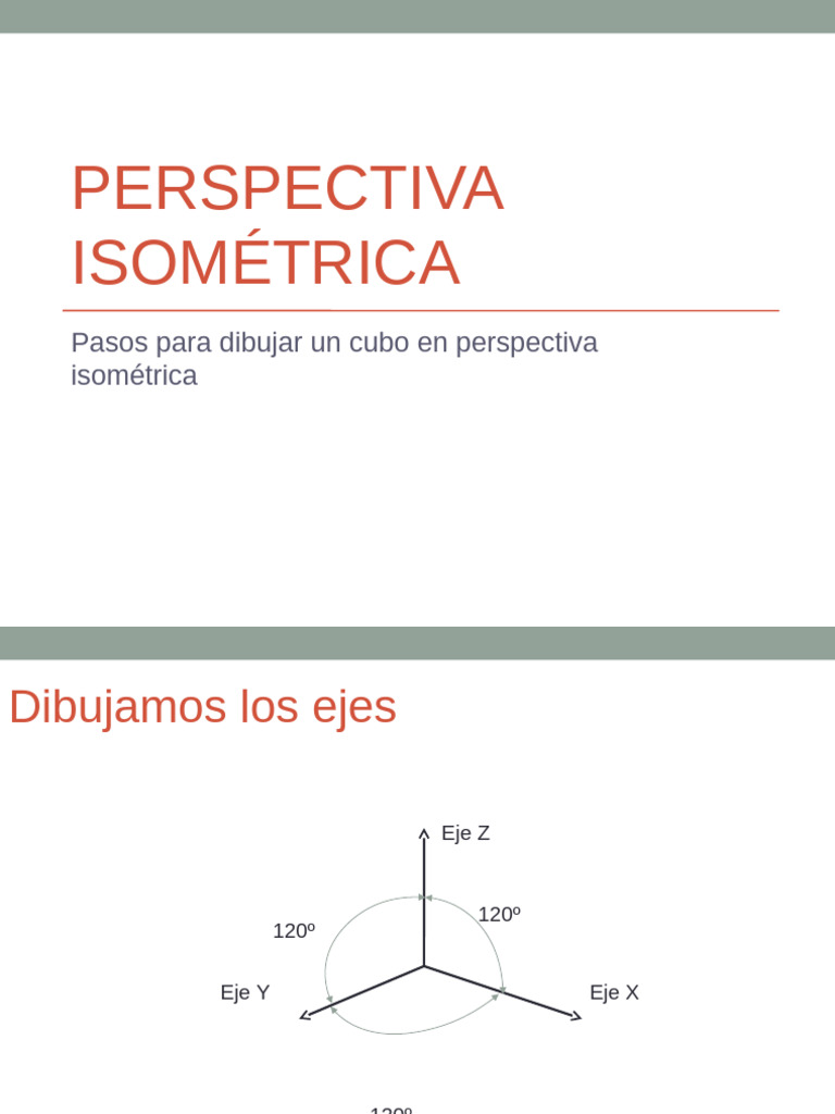 Cubo en Proyección Isometrica | PDF