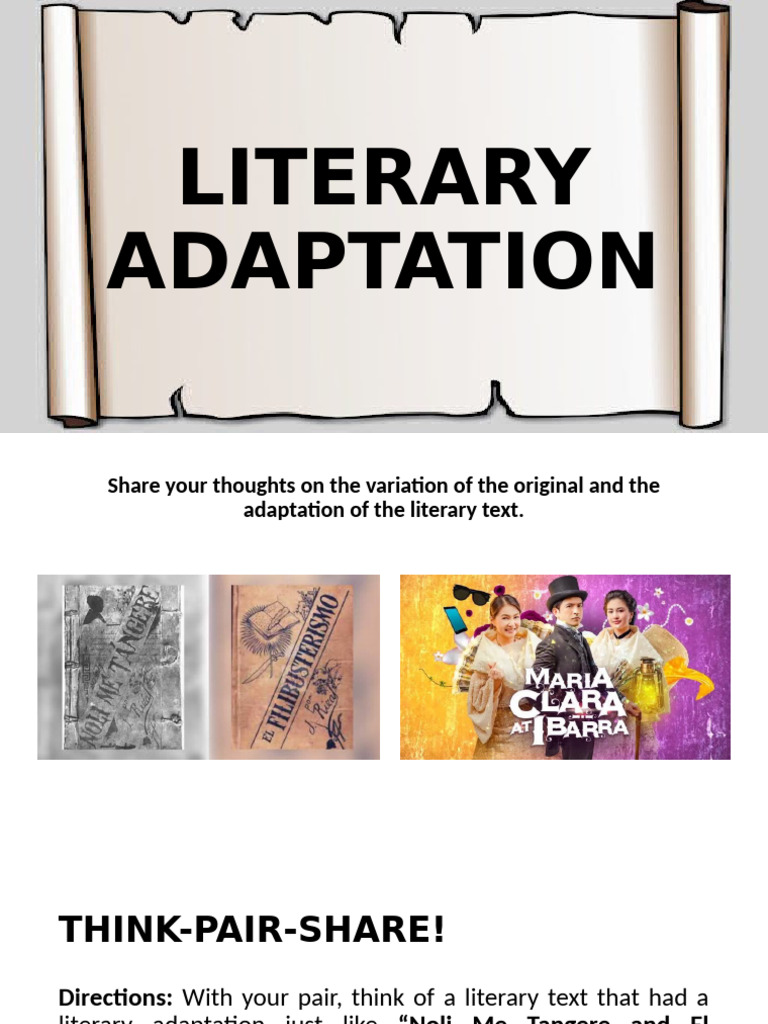 21st PPT Sep 2 Literary Adaptation | PDF | Theory | Evaluation