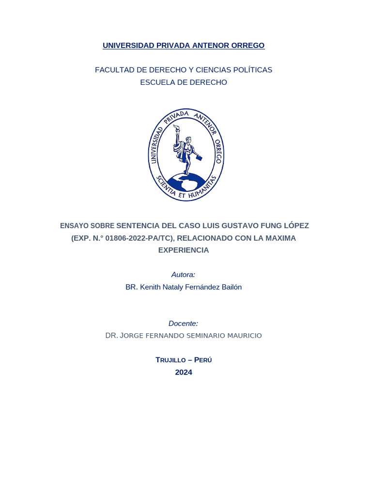 Ensayo Pedorro | PDF