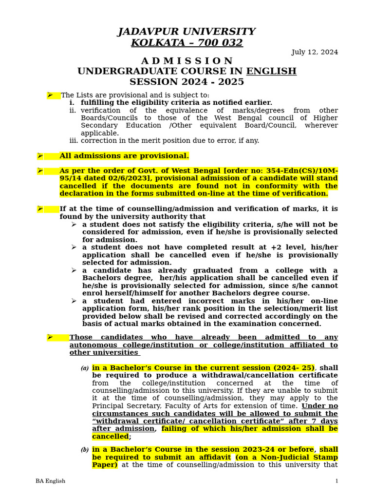 Cap Ba Eng | PDF | University And College Admission | Academia