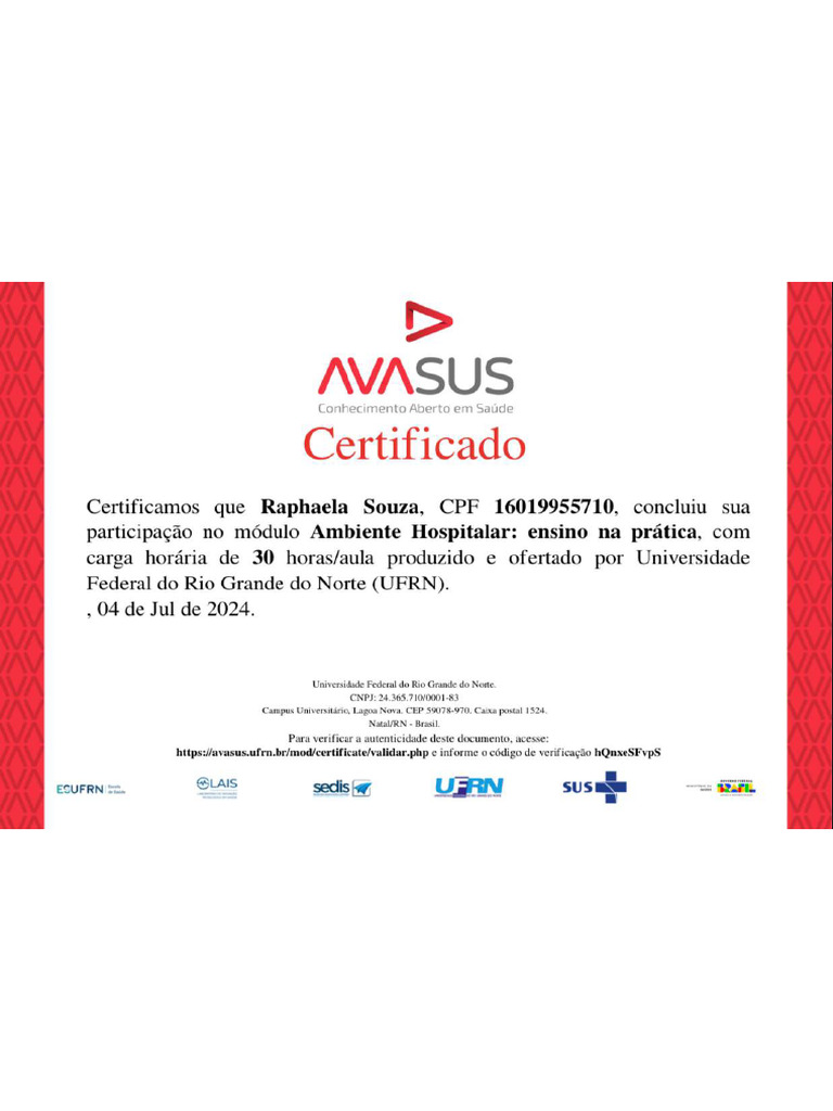 Curso Amb - Hosp | PDF
