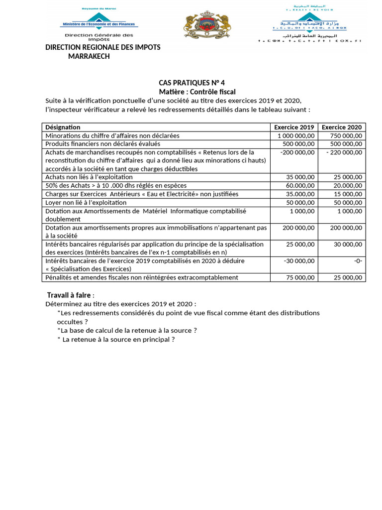 Cas Pratiques-Formation-4 | PDF