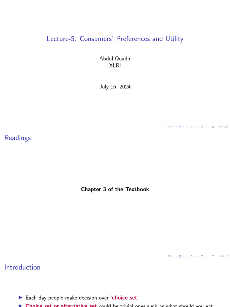 Lecture 5 | PDF