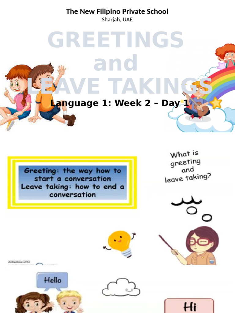 Week 2 - Day 1 - Grade 1 | PDF