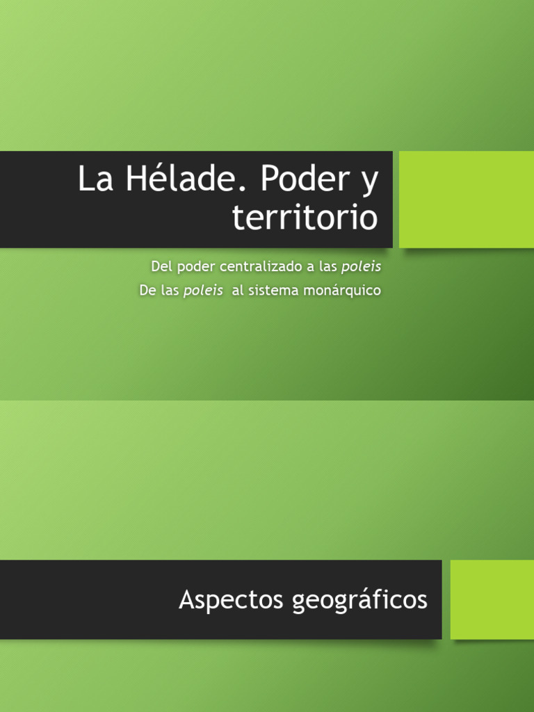 Hélade1 Poder Territorio 2022 2023 | PDF